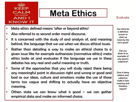 Ppt Meta Ethics Powerpoint Presentation Free Download Id9333761