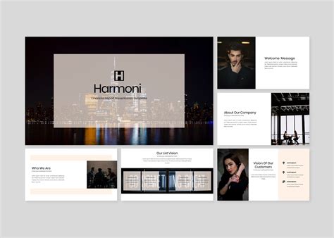 Harmoni PowerPoint Template Graphic By Abukick Creative Fabrica