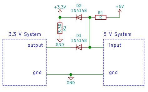 how to interface a 3 3v output to a 5v input next