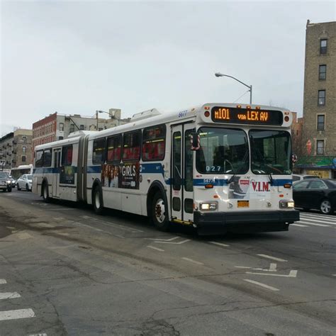 Mta Bus Amsterdam Av And W 161 St M3 M100 M101 Washington Heights New York Ny