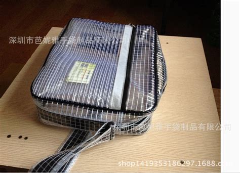 PVC无尘包透明防静电无尘包 工具包洁净室网格收纳斜跨单肩包批发 阿里巴巴