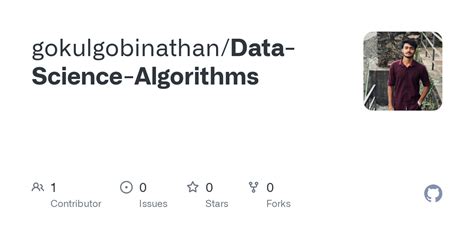 Github Gokulgobinathandata Science Algorithms