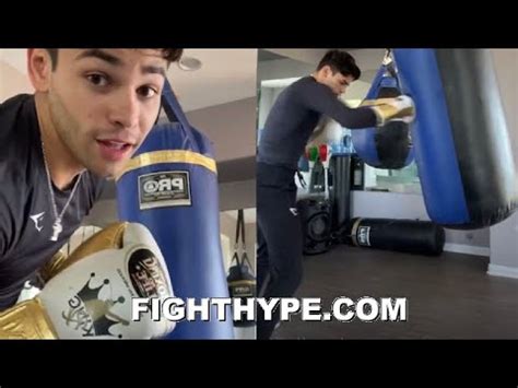 Ryan Garcia Looking Powerful Training For Ring Return