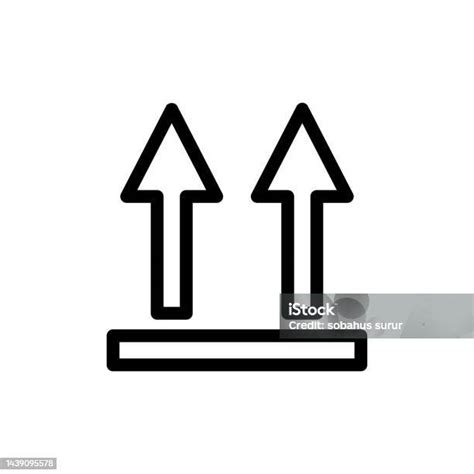 위쪽 화살표 선 아이콘 그림입니다 이 측면 위로 포장 아이콘에 적합합니다 포장과 관련된 아이콘입니다 간단한 벡터 디자인 편집 가능 32 X 32에서 완벽한 픽셀 0명에 대한