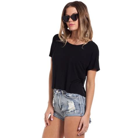 2017 Hot Women Tops Summer Ladies T Shirts Sexy Crop Tops Short Sleeved