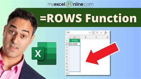Excel Rows Function Step By Step Formula Guide Myexcelonline