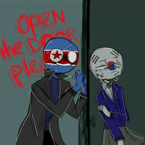 South Korea Japan China And North Korea Countryhumans