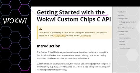 Getting Started With The Wokwi Custom Chips C Api Wokwi Docs