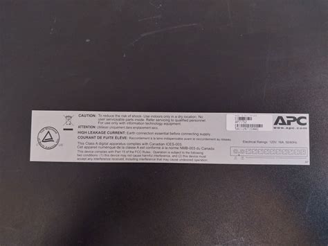 Apc Ap7752 Automatic Transfer Switch Aeliya Marine