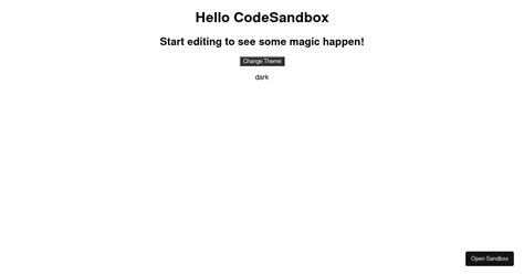 Contextapi Practice Codesandbox