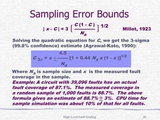 9 High Level Fault Grading Ppt