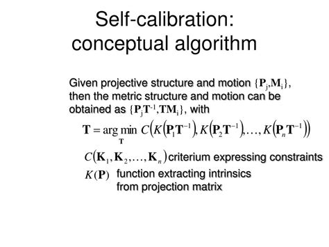 ppt self calibration powerpoint presentation free download id 3605509