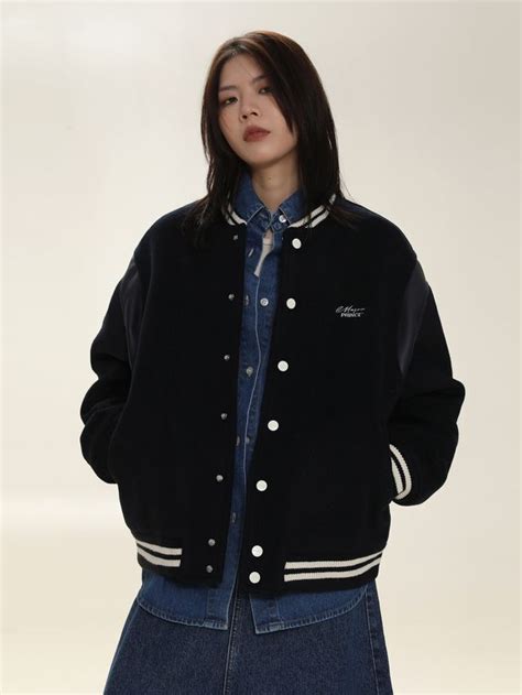 올드런드리 Masonprince 울 블랜드 바시티 자켓 2 컬러 위시버킷