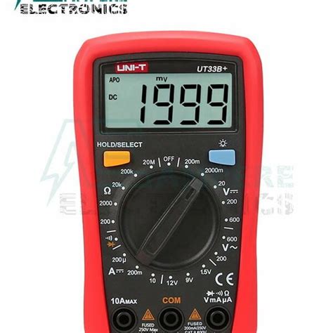 Ut33d Plus Digital Multimeter Palm Size Uni T Ampere Electronics