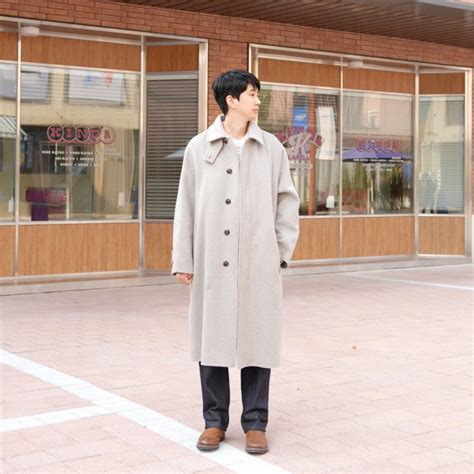 남자 코트 코디 오버핏 발마칸 코트 뜻 애드호크 23fw 롱코트 네이버 블로그