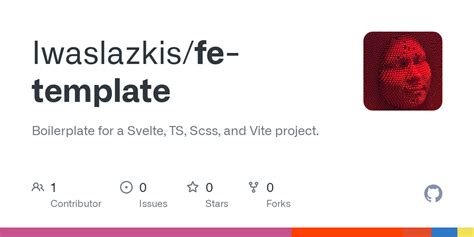 github iwaslazkis fe template boilerplate for a svelte ts scss and vite project