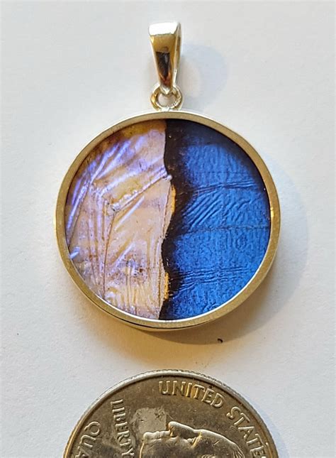 Butterfly Wing Jewelry Real Butterflies Butterfly Pendants Butterfly