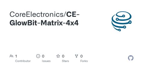 GitHub CoreElectronics CE GlowBit Matrix 4x4