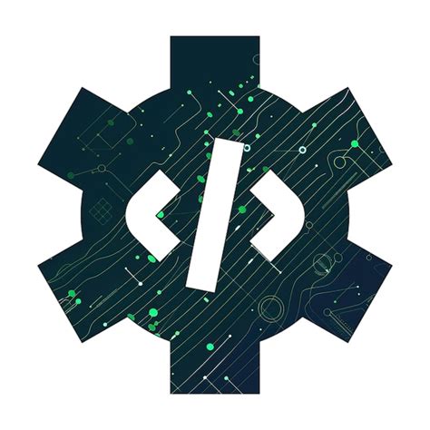 Premium Photo Photo Icons Api Icon Green Technology Texture