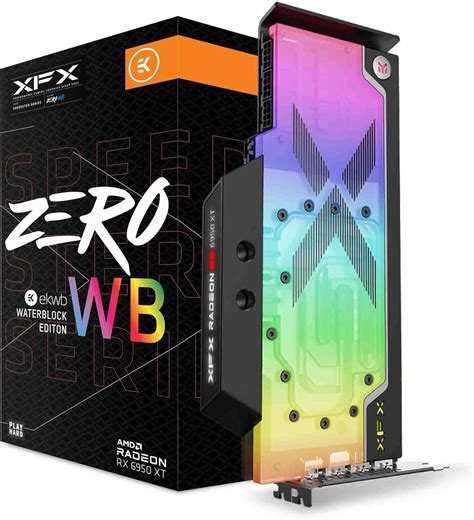 Amazon Com XFX Speedster Zero AMD Radeon RX 6950XT EKWB RGB Waterblock Limited Edition RGB