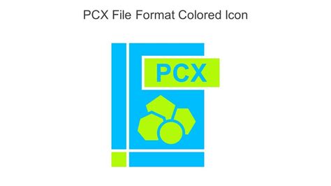 PCX File Format Colored Icon In Powerpoint Pptx Png And Editable Eps Format PPT Example