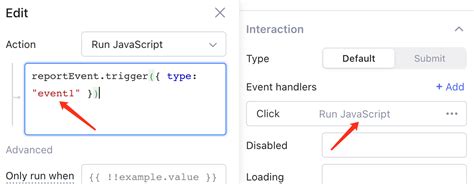 Ability To Pass Arguments To Queries Js Functions At The Event