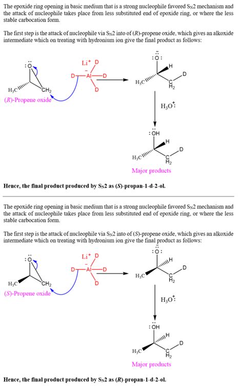 Draw The Product Of 2 Methylpropene Oxide Methyl Lithium Hydronium Workup Draw The Product Of