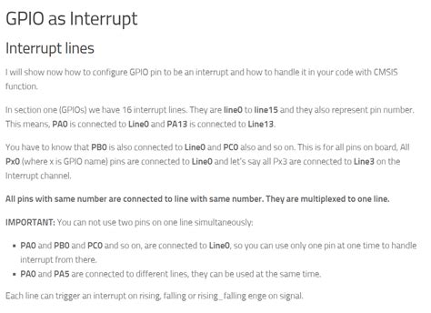 Solved Stm32h7 Multiple Push Button Interrupts Stmicroelectronics