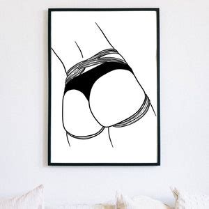 Bondage Art Line Drawing Rope Bondage Drawing Sexy Line Art Sex Room Art Abstract Nude