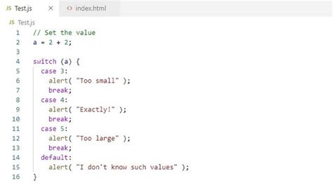 Switch Statement In JavaScript The Engineering Projects