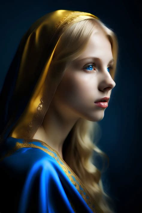 پروفایل یک دختر زیبا با چشم های آبی و Gallery Stablecog