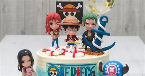 One Piece Anime Inspired Beach Cake