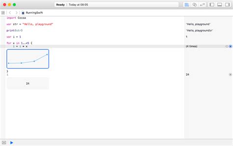 Chapter 2 Running Code Learn Swift