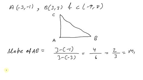 solved verify the given geometric property use slopes to show that a