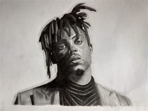 Finished Juice Wrld Portrait Rdrawing