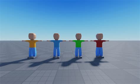 Making Some Npcs For My First Roblox Game Not Done Rrobloxgamedev