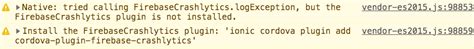 Firebase Crashlytics Ionic Native Ionic Forum