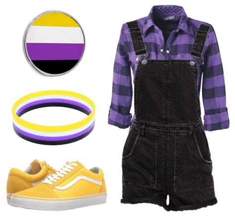 Nonbinary Pride Outfit Shoplook Lgbtq Outfit Pride Outfit Non