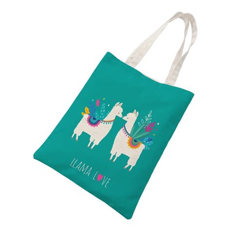 Alpaca Nature Tote Bag Canvas Tote Bag Handles For Women Cute Aesthetic Beach Tote Bag Reusable