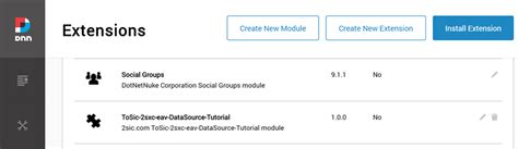 Custom Datasource Creating A Dnn Extension