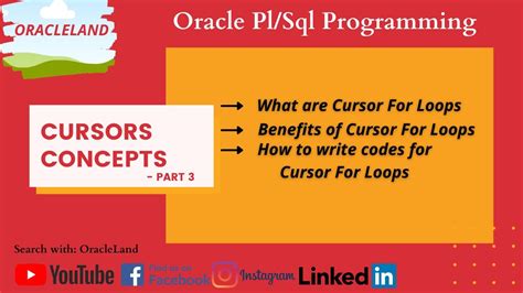 Oracle Plsql Tutorial For Beginners Cursors In Oracle Part 3