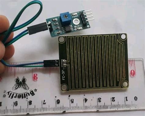 Modul Sensor Dan Driver Rain Drops Sensor Raindrops Set Sensor Hujan Sensor Percikan Air