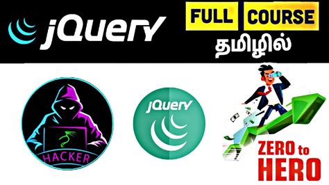 Complete Jquery Course In Tamil Learn Full Stack Web Development Learn From Scratch Youtube