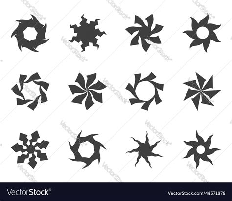Spiral And Swirl Motion Twisting Circles Design Vector Image
