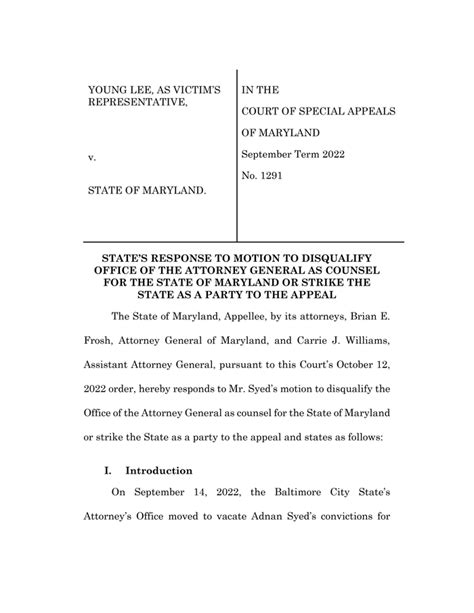 Syed Adnan States Response To Motion To Disqualify Final Documentcloud