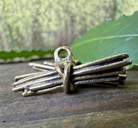 27mm Brass Toggle Button With Top Fixing Suitable For Clothing Upholstery Or Jewellery