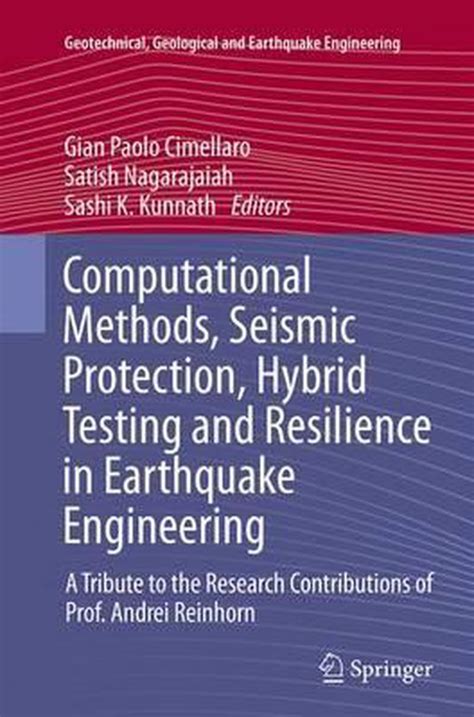 Computational Methods Seismic Protection Hybrid Testing And