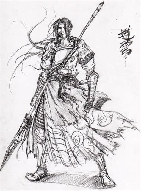 手繪素描三國五虎上將之常勝將軍趙雲趙子龍！收藏關注更多精彩！ 每日頭條