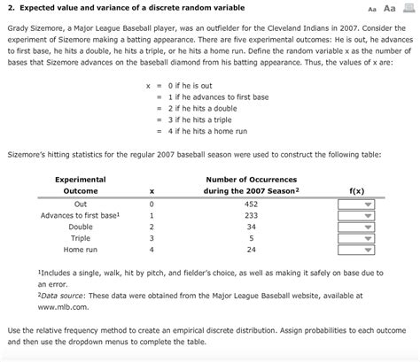 solved 2 expected value and variance of a discrete random