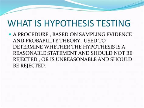 Hypothesis Testing 1 Pptx